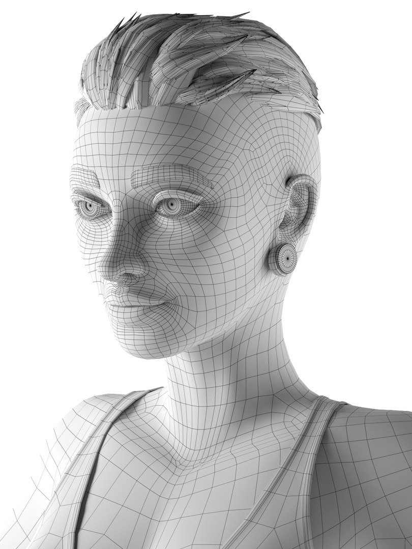 3D Stylized Woman Body - TurboSquid 1347396
