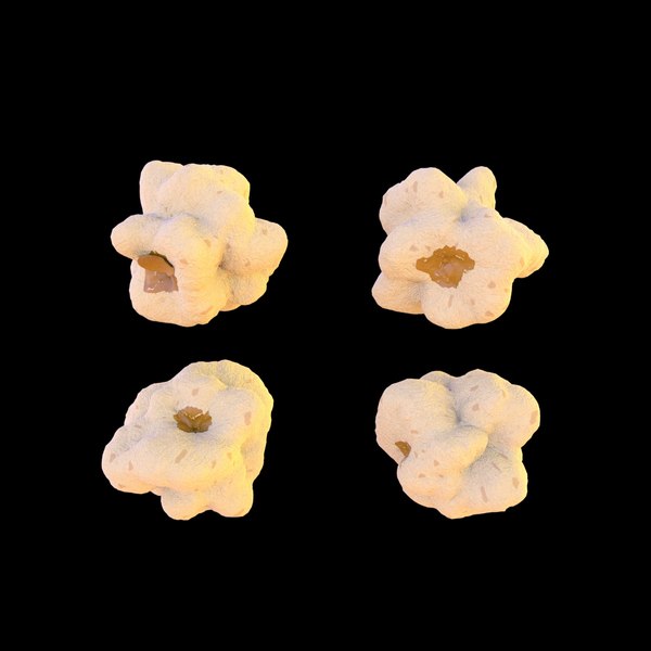 Popcorn kernels redshift 3D - TurboSquid 1333811