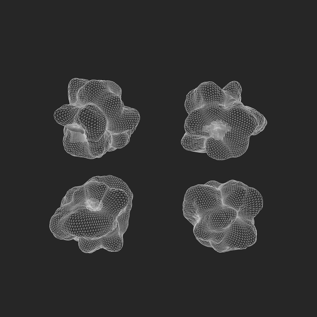 Popcorn Kernels Redshift 3D - TurboSquid 1333811