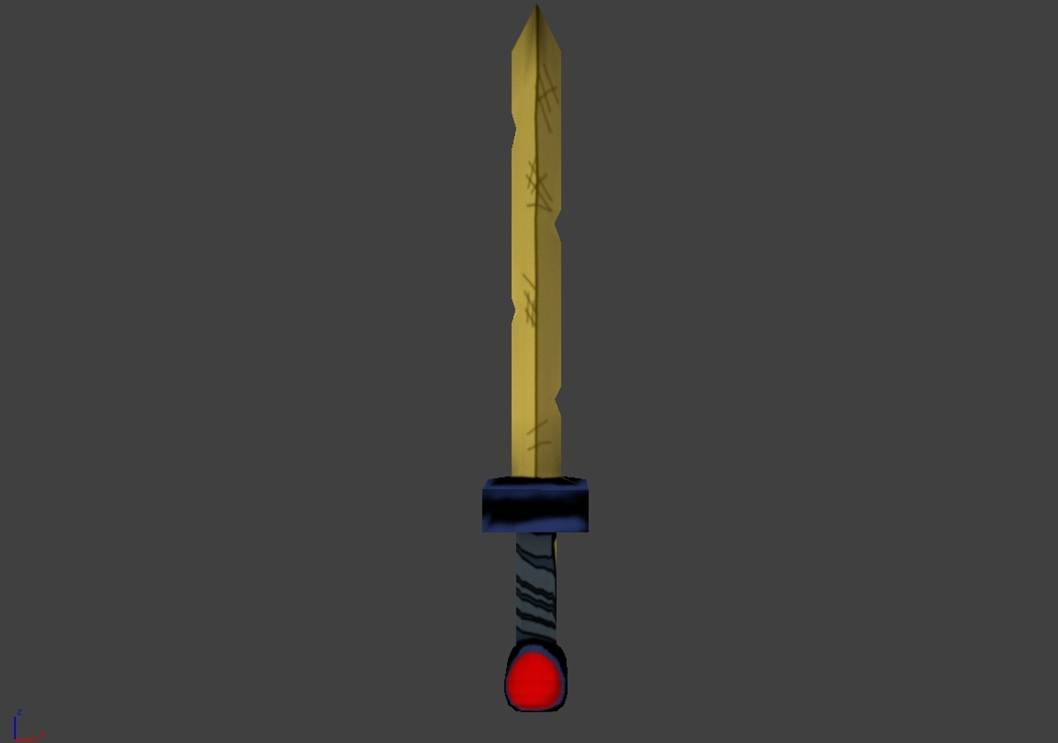 3D cartoon sword - TurboSquid 1192225