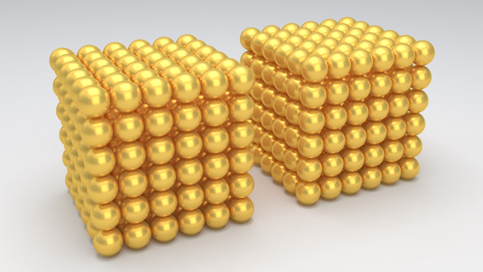 3D Neodymium Magnet Toy Two Color - TurboSquid 1848647