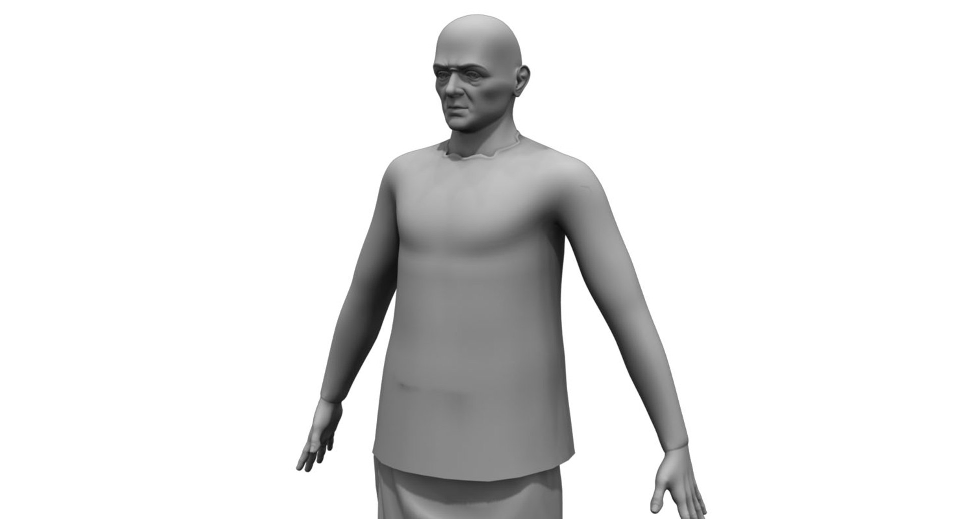 Old Man India Model - TurboSquid 1535337