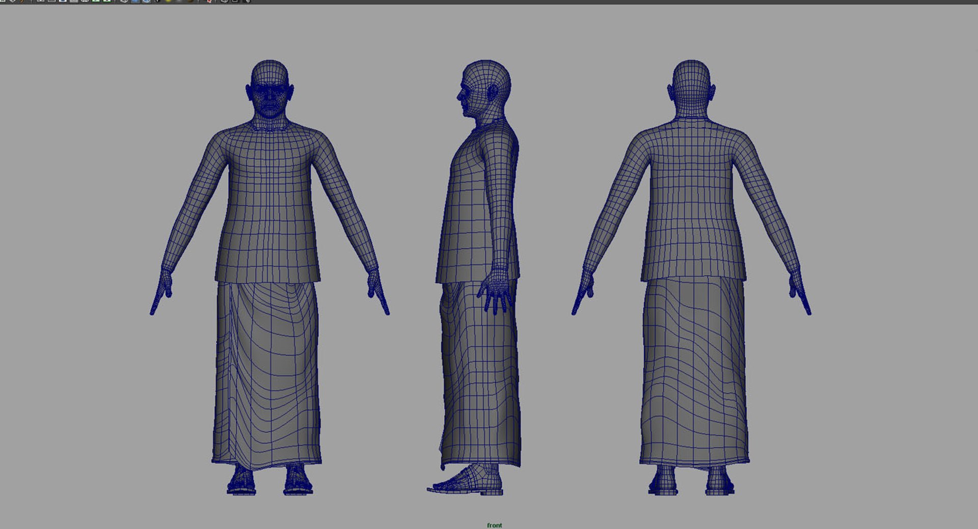 Old Man India Model - TurboSquid 1535337
