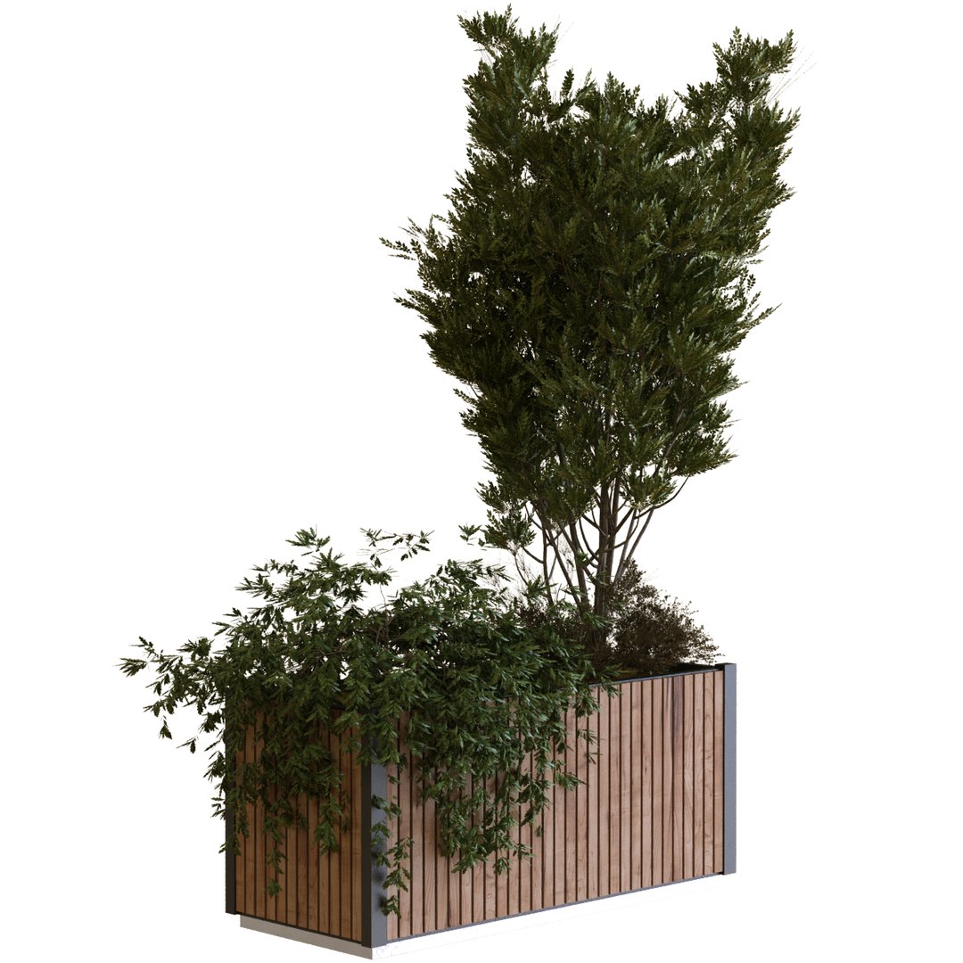 Tree in box set 018 3D model - TurboSquid 1754790