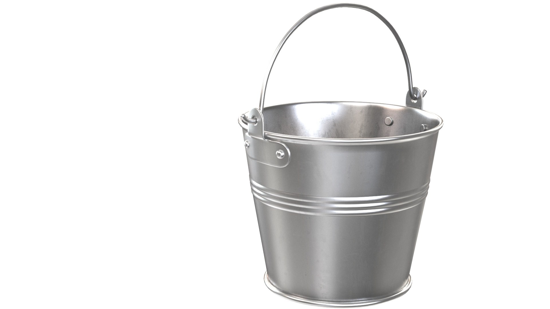 3D Metal Bucket 02 Model - TurboSquid 2056800