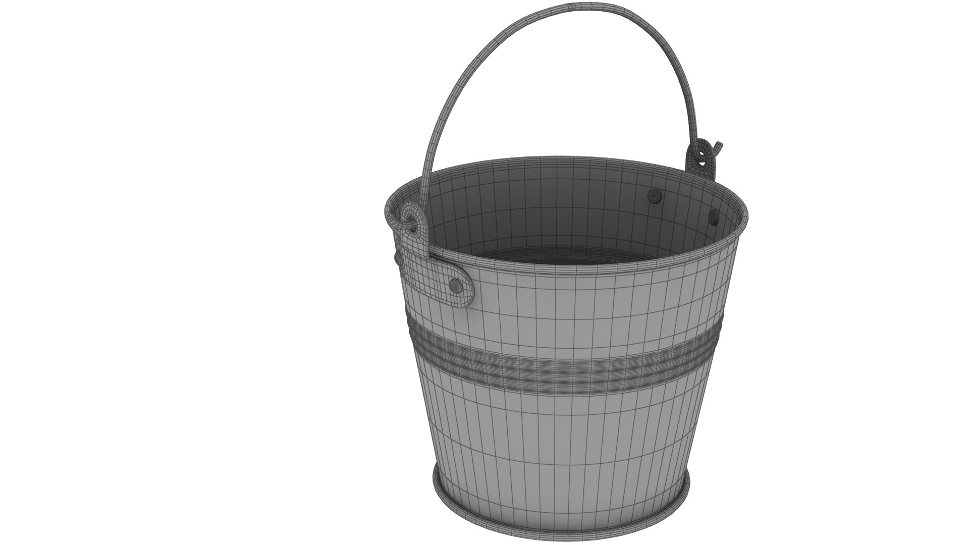 3D Metal Bucket 02 Model - TurboSquid 2056800