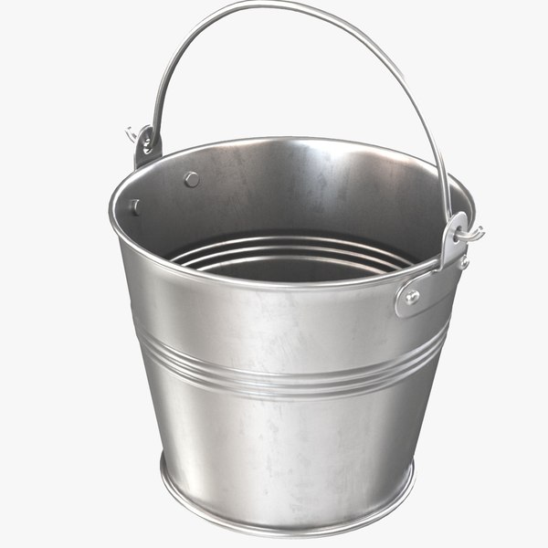 modelo 3d Metal Bucket 02 - TurboSquid 2056800