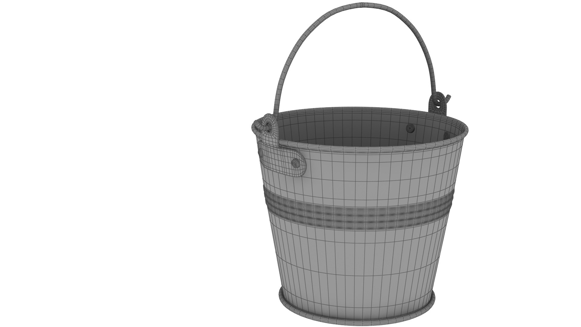 3D Metal Bucket 02 Model - TurboSquid 2056800