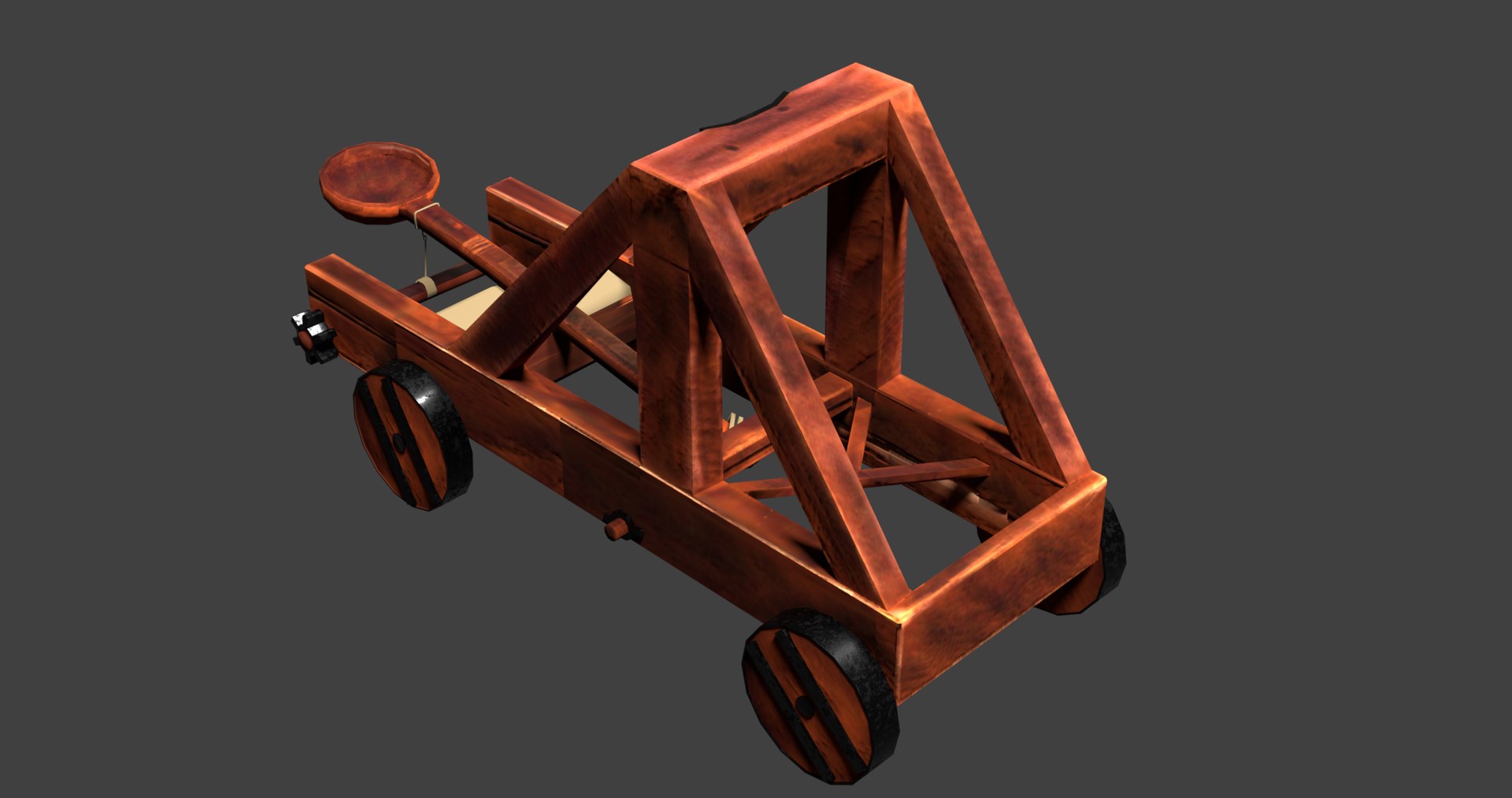 3D Medieval Catapult - TurboSquid 1529788