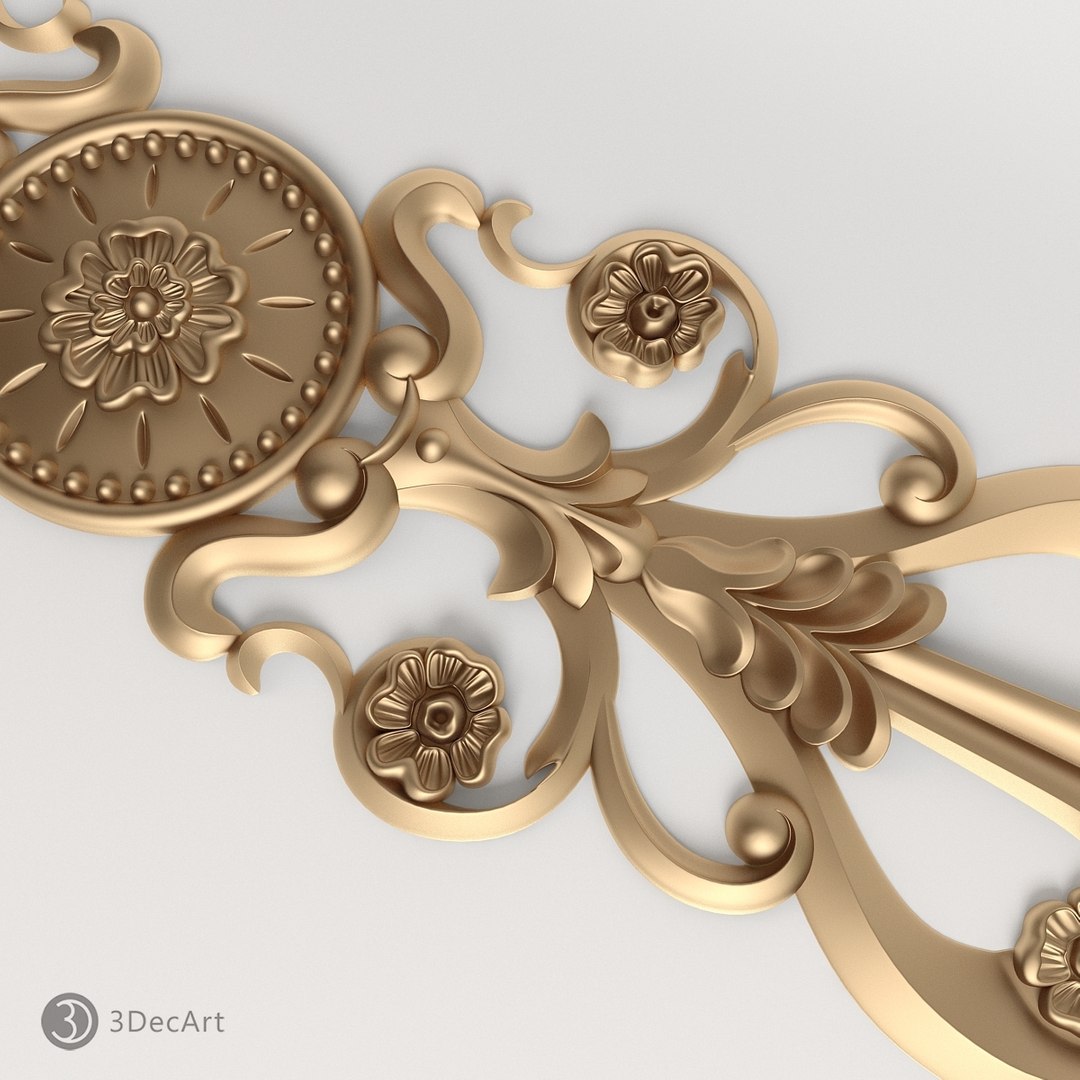 3d Model Decorative Onlay