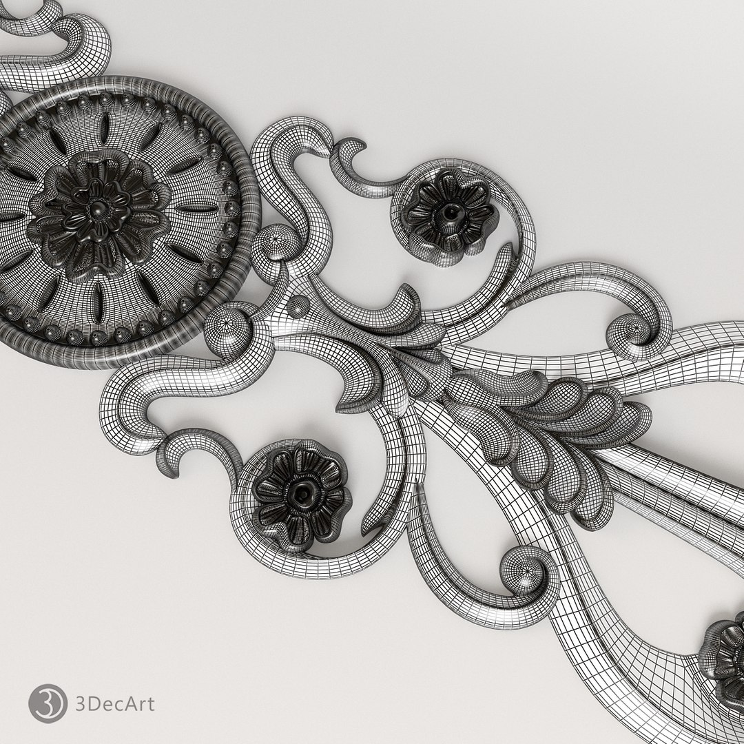 3d Model Decorative Onlay