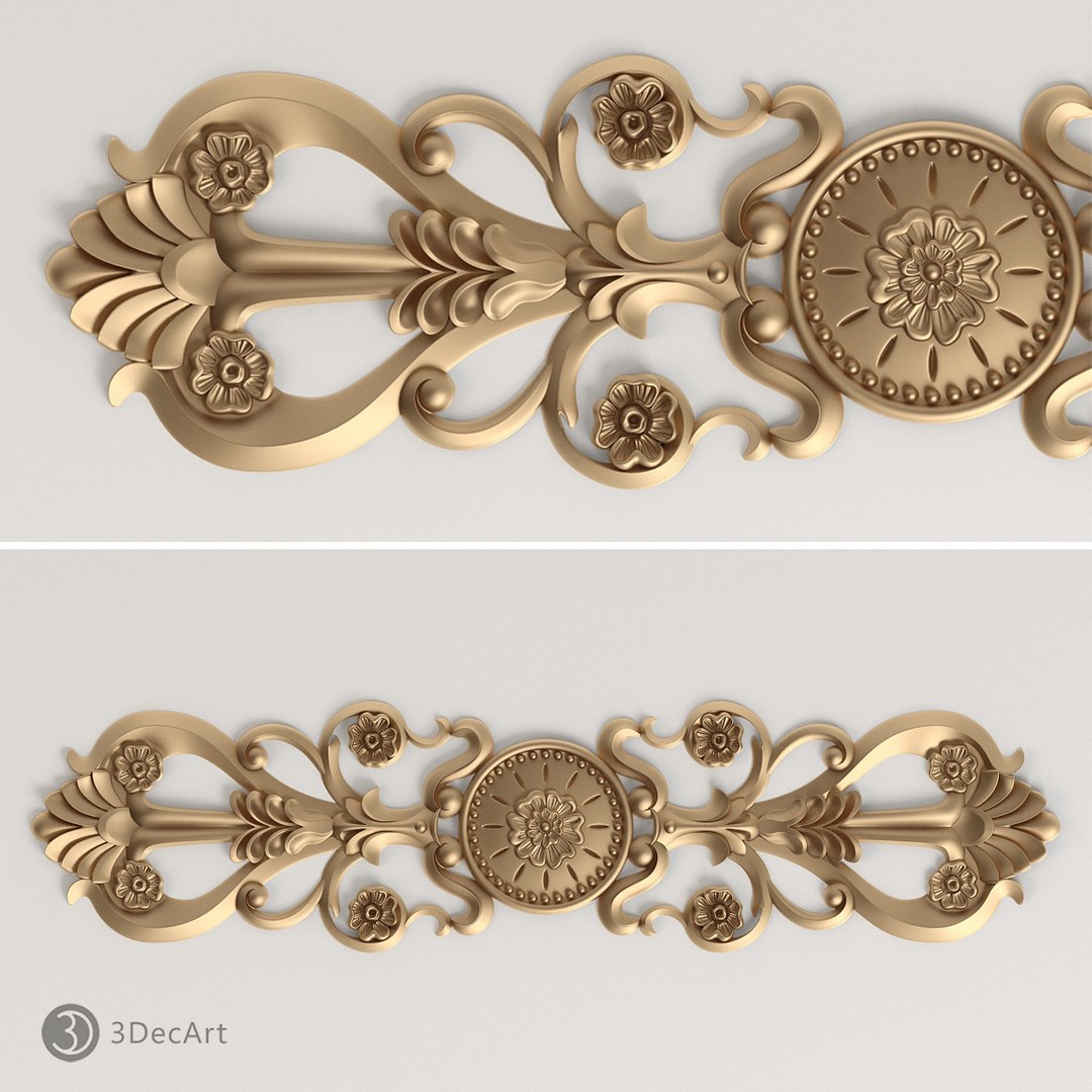 3d Model Decorative Onlay