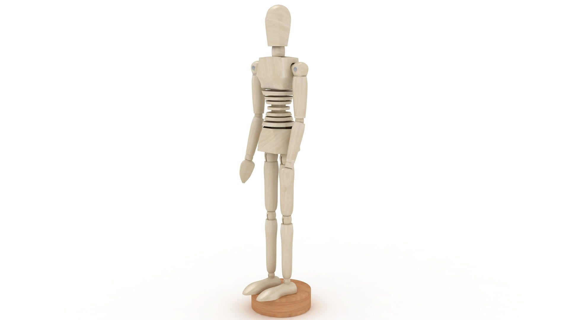 Wooden Mannequin 3D - TurboSquid 2039815