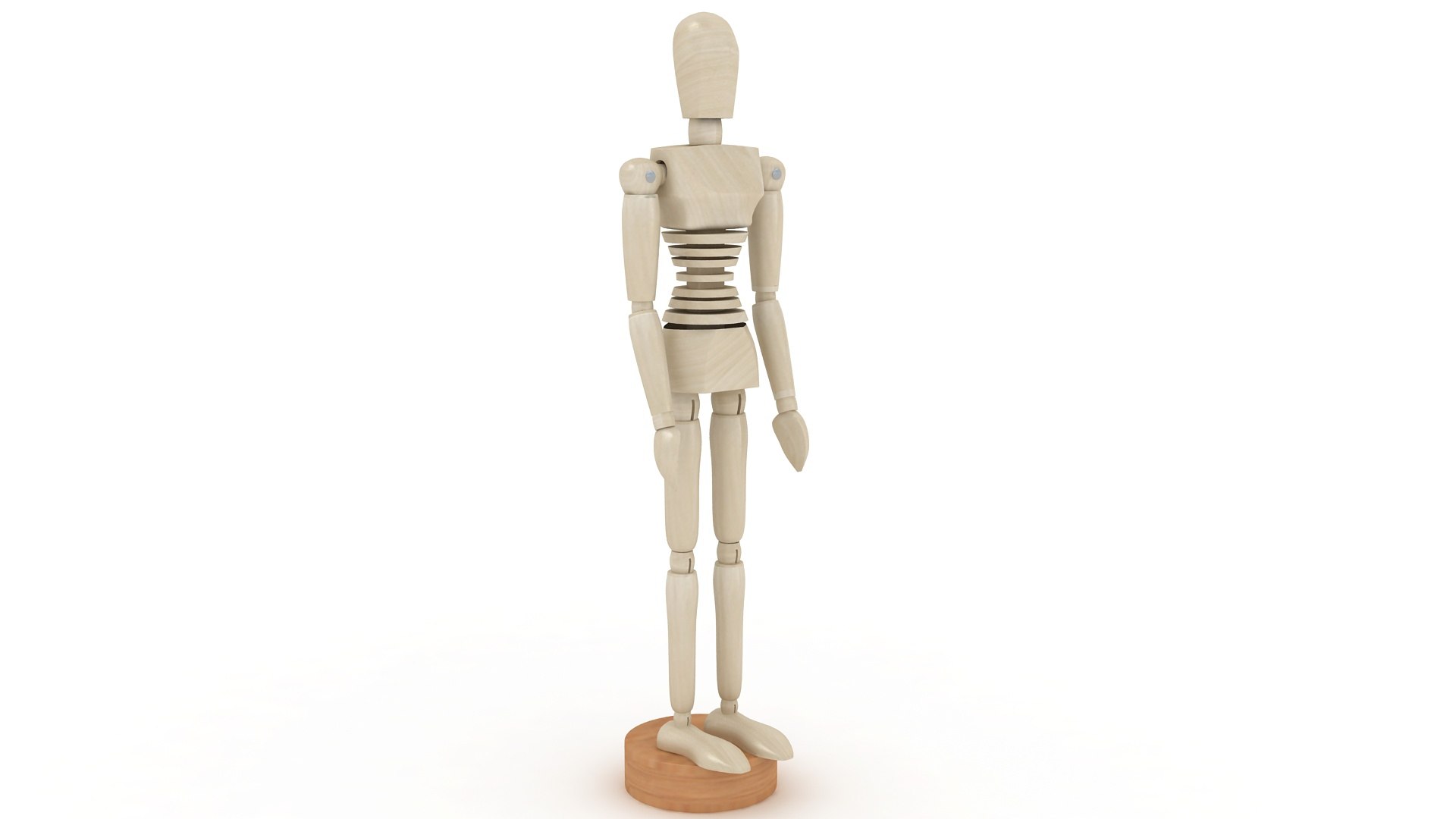 Wooden Mannequin 3D - TurboSquid 2039815