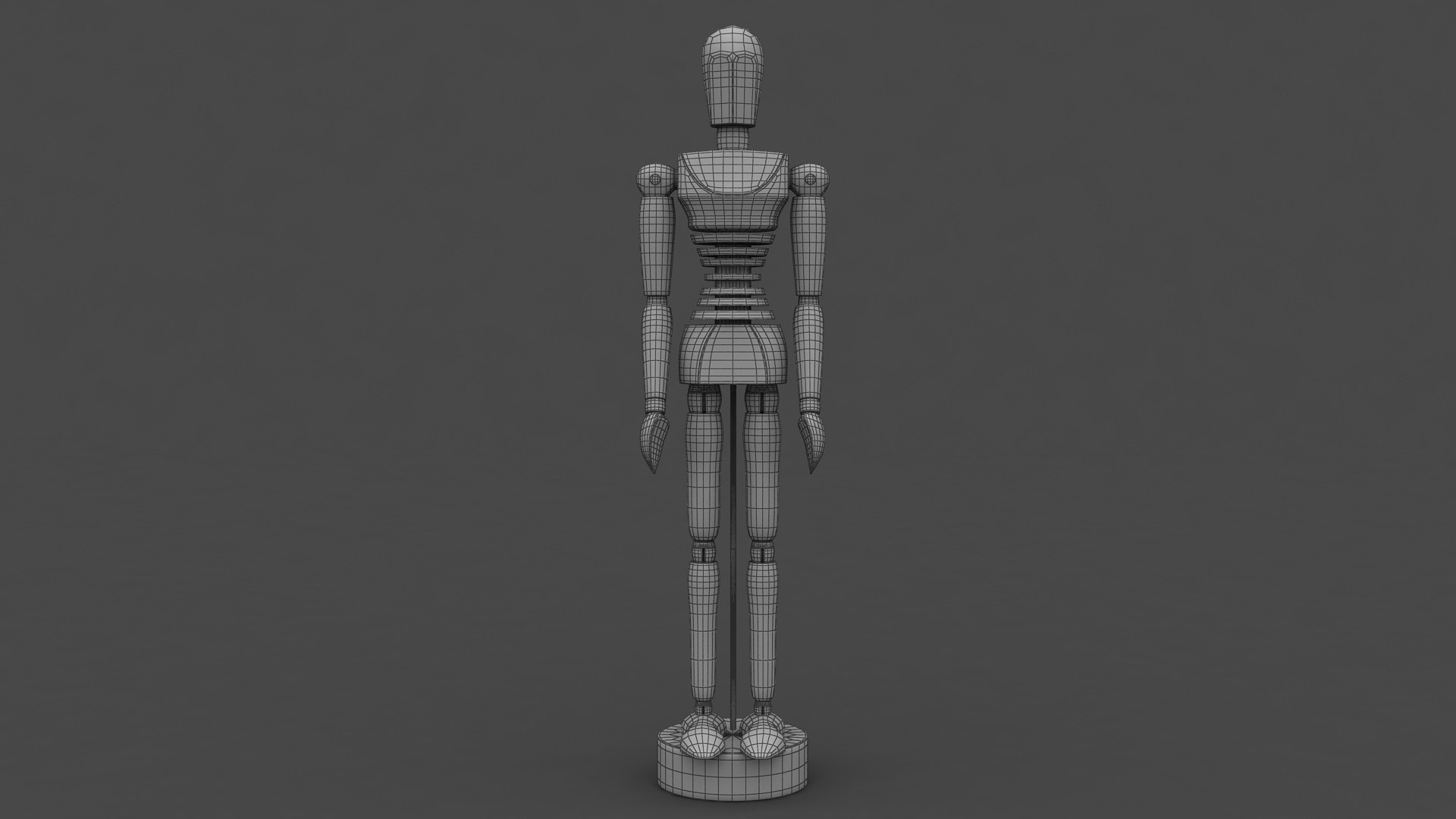 Wooden Mannequin 3D - TurboSquid 2039815