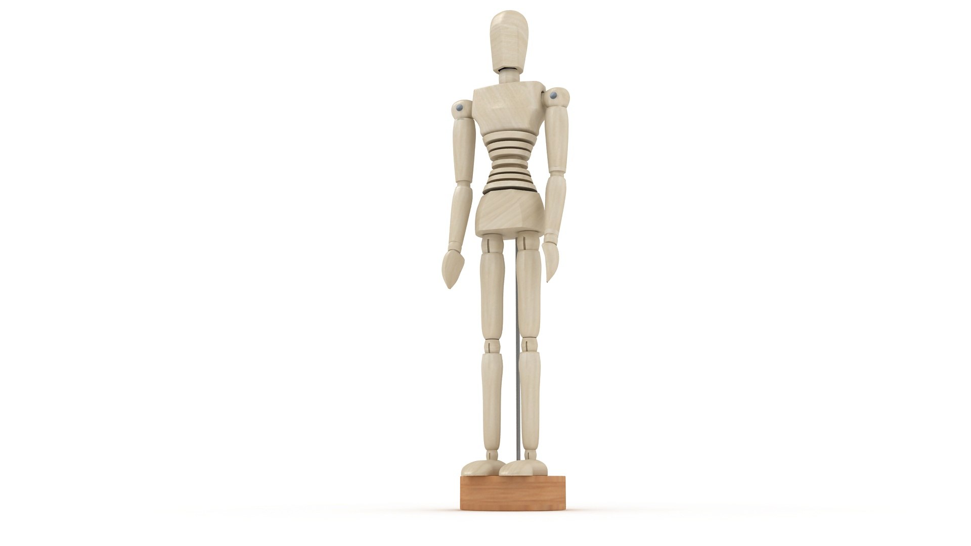 Wooden Mannequin 3D - TurboSquid 2039815