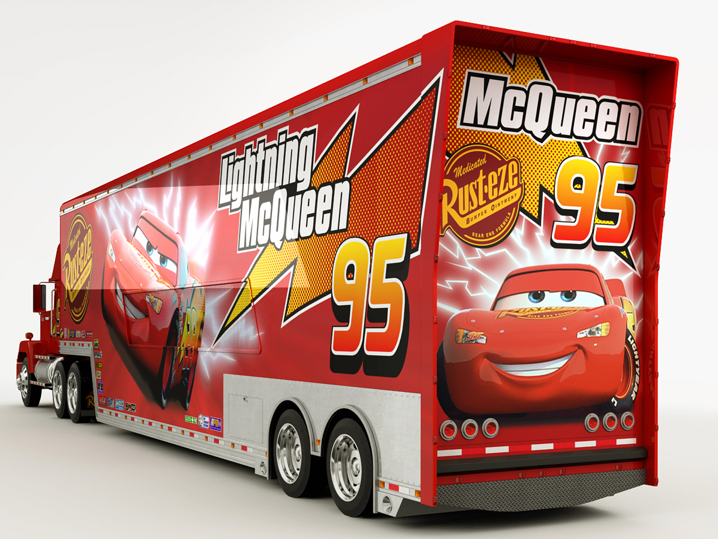 3d model of mack truck