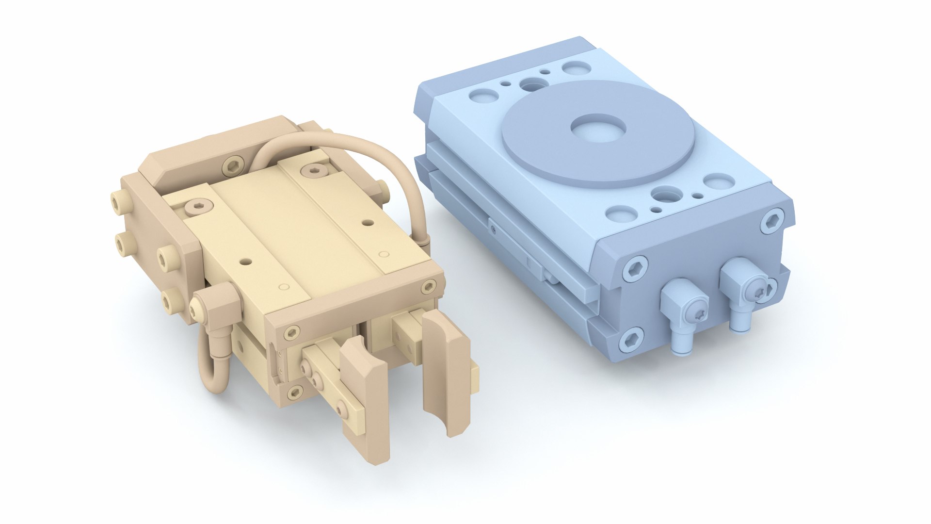 Pneumatic Rotary Gripper 3D - TurboSquid 2227712