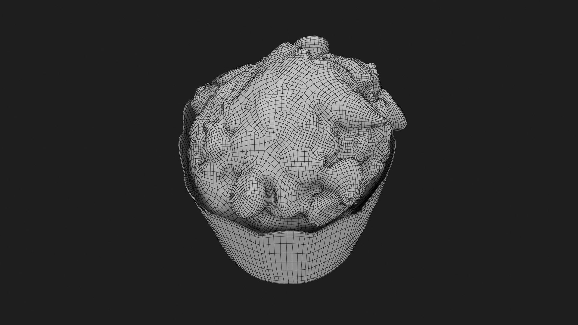 Chocolate Chip Muffins Model - TurboSquid 2162879