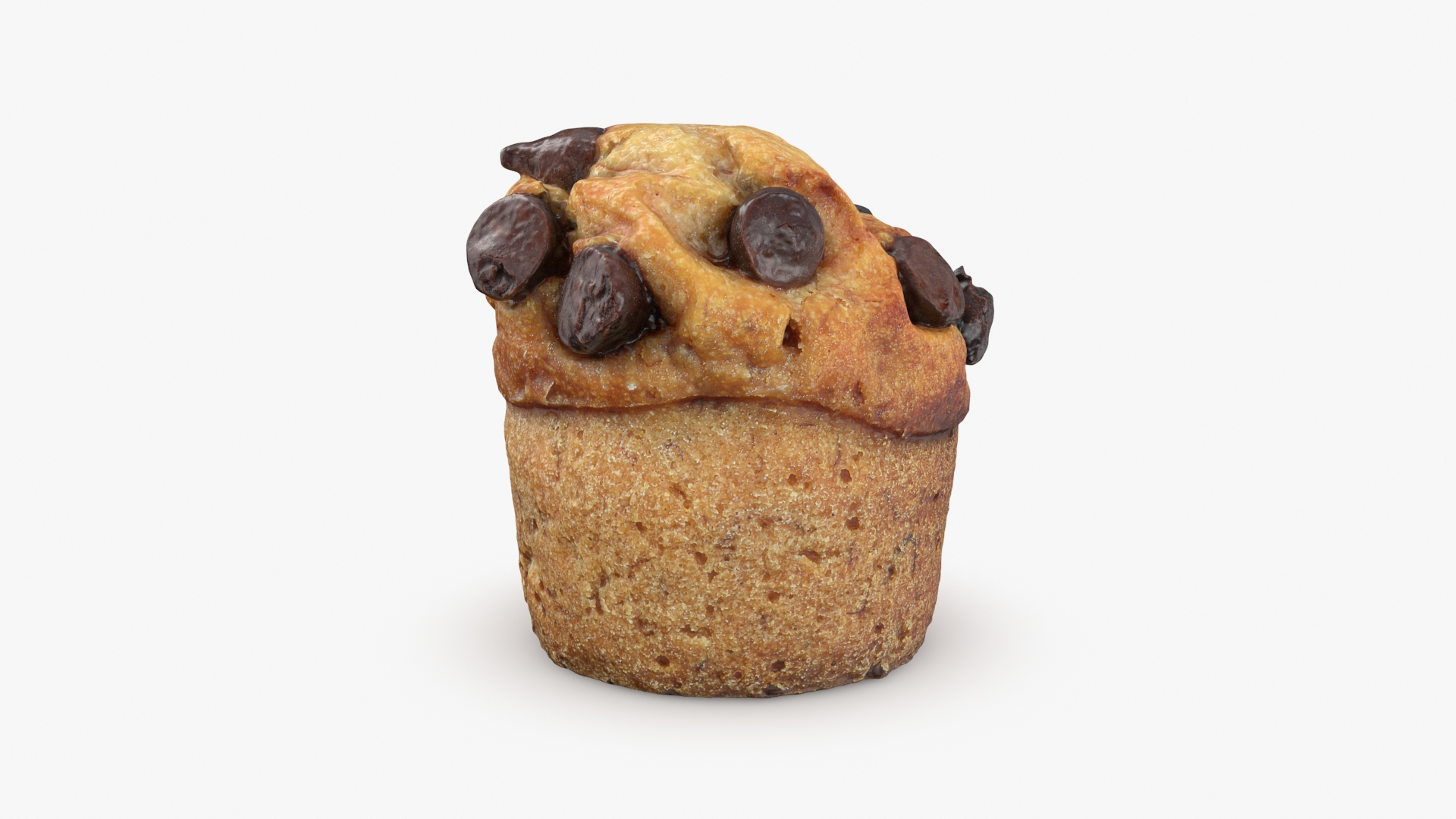 Chocolate Chip Muffins Model - TurboSquid 2162879