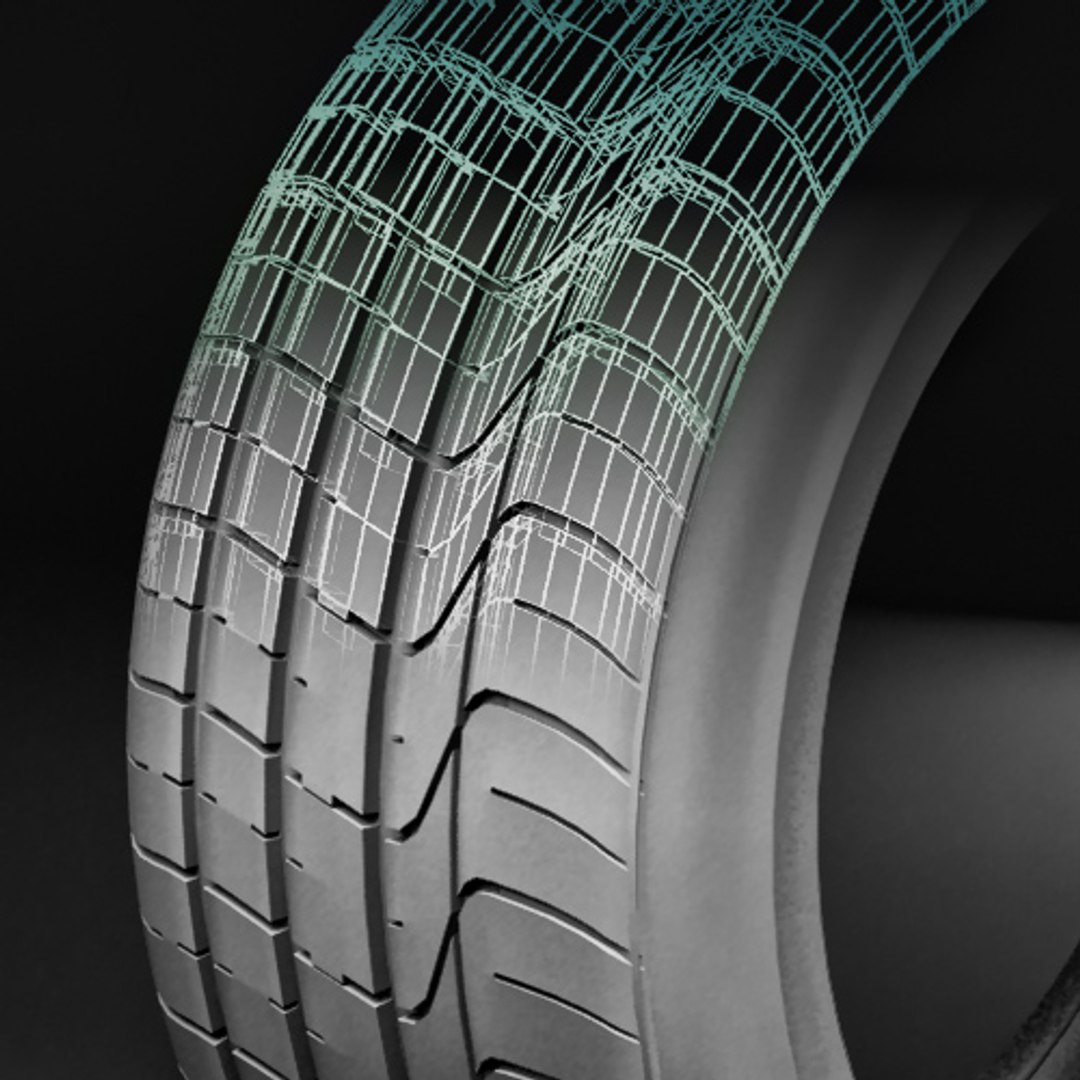 3d 3ds Pirelli P-zero Car Tire