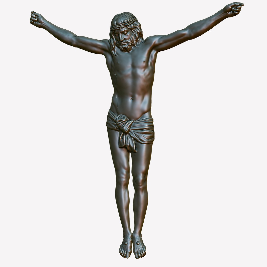 3d Crucifixion Sculpture-relief Model