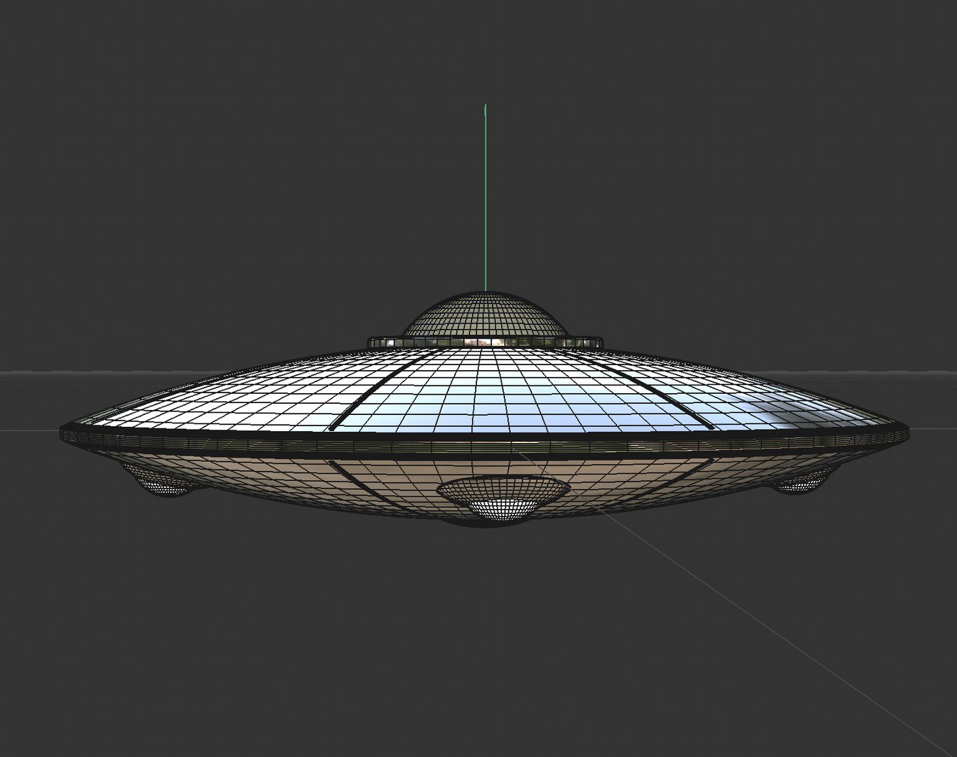 Ufo 3D Model - TurboSquid 1916998