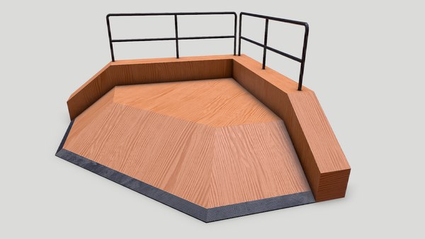 Modular Wooden Skatepark 3D - TurboSquid 1942692