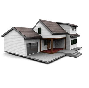 Ranch House 3D Models for Download | TurboSquid