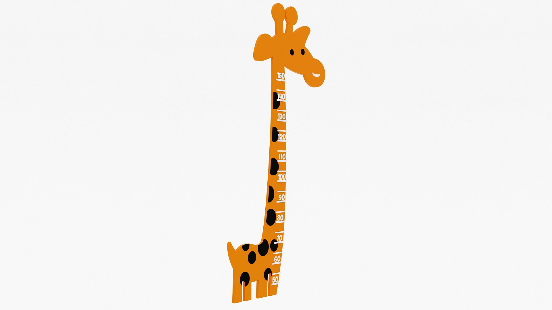 3D model stadiometer giraffe - TurboSquid 1556922