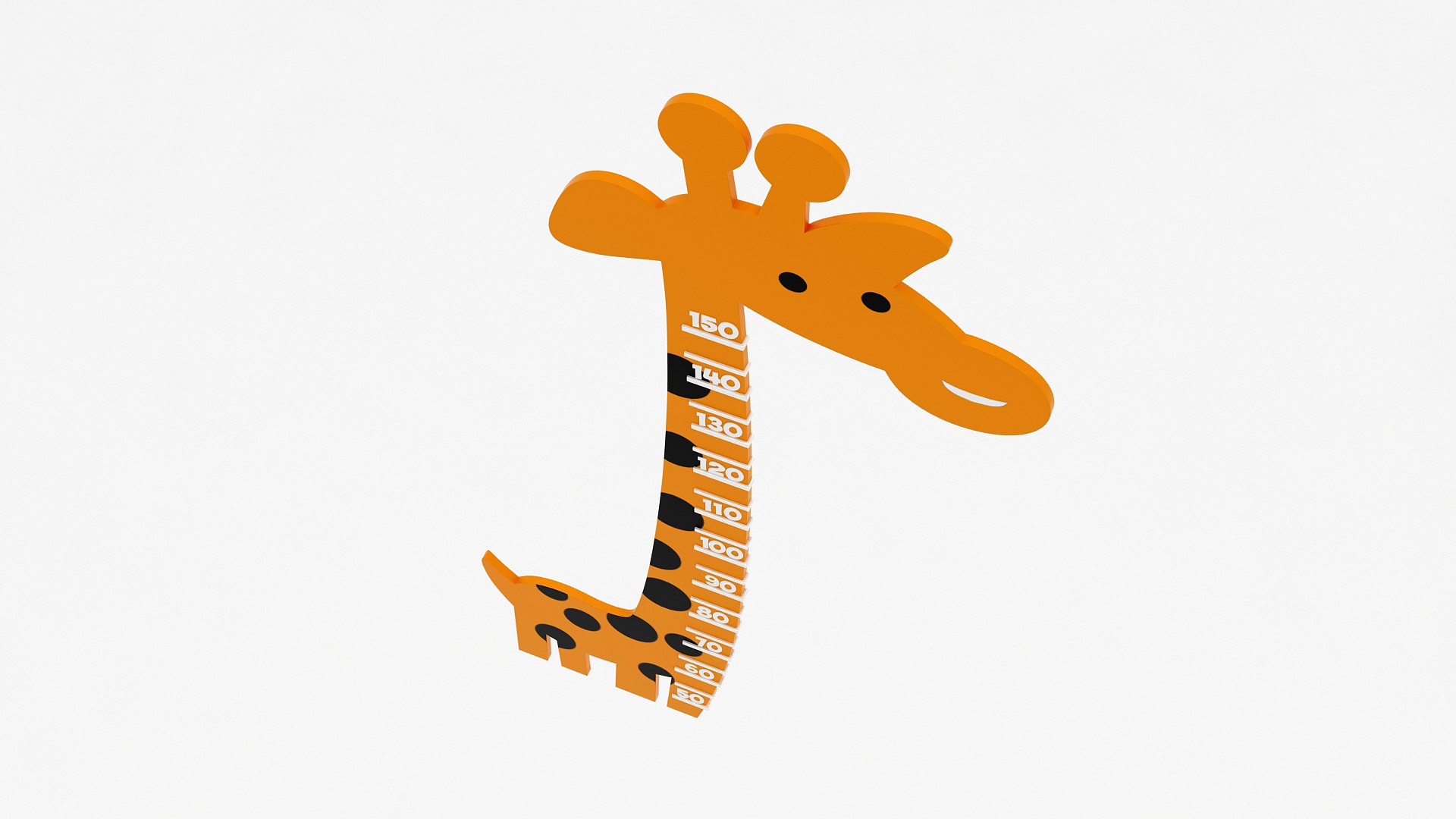 3D model stadiometer giraffe - TurboSquid 1556922