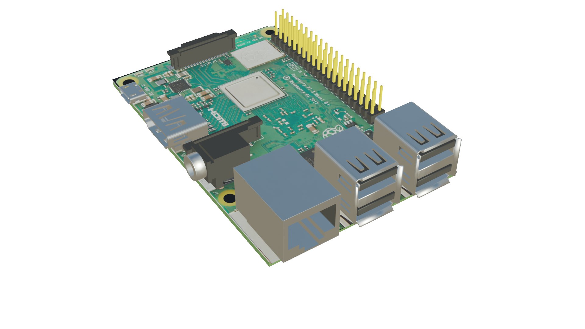 3D Raspberry Pi Model - TurboSquid 1893521