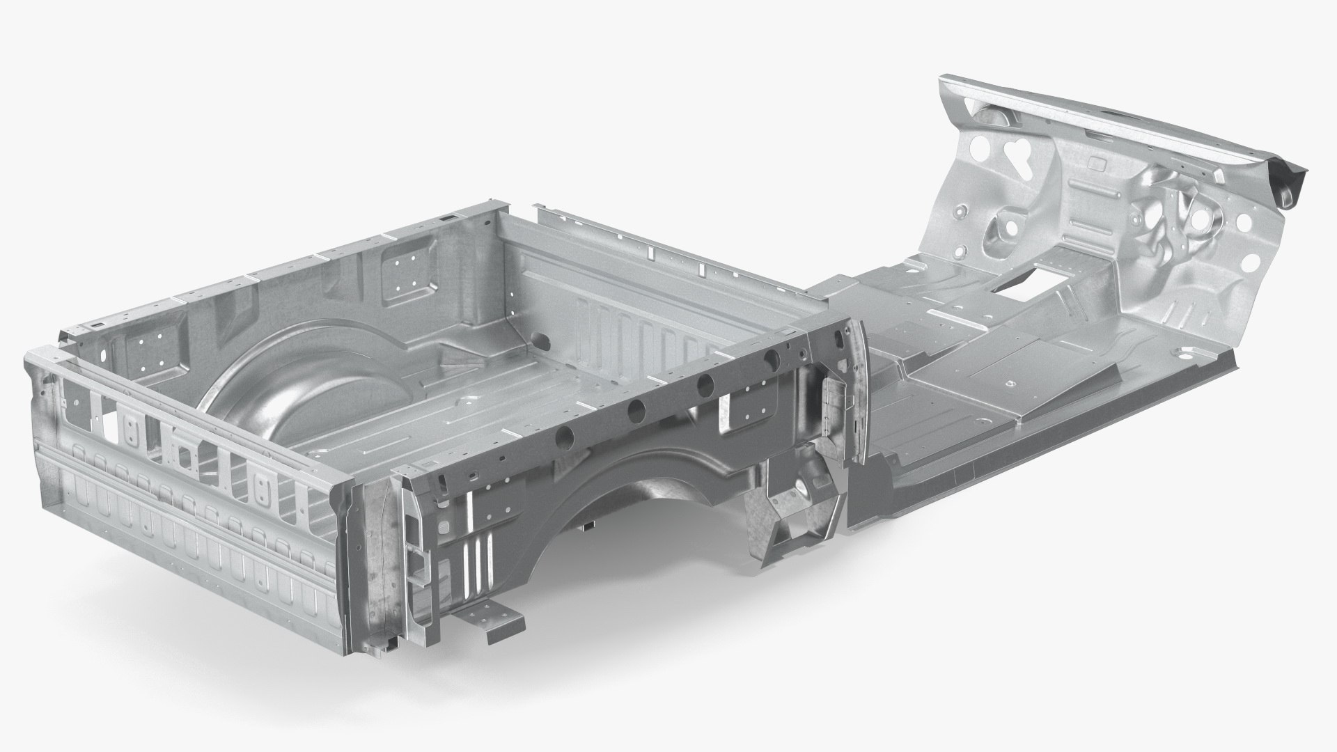 3D Pickup Truck Frame - TurboSquid 2184198