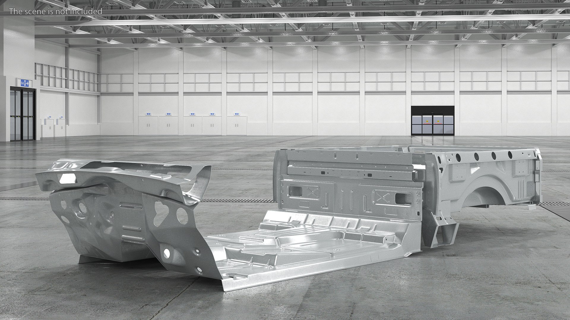 3D Pickup Truck Frame - TurboSquid 2184198