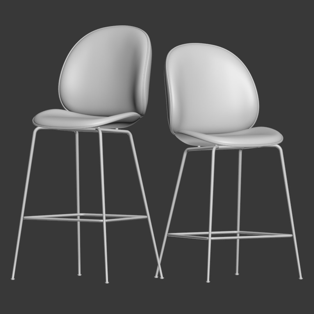 Gubi Beetle Bar Stool 3D Model - TurboSquid 1572221