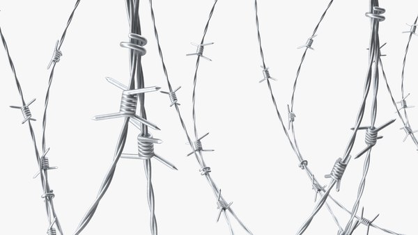 modelo 3d Obstáculo de alambre de navaja - TurboSquid 1714169