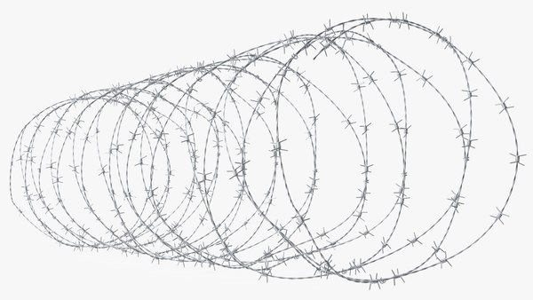 3D Razor Wire Obstacle - TurboSquid 1714169
