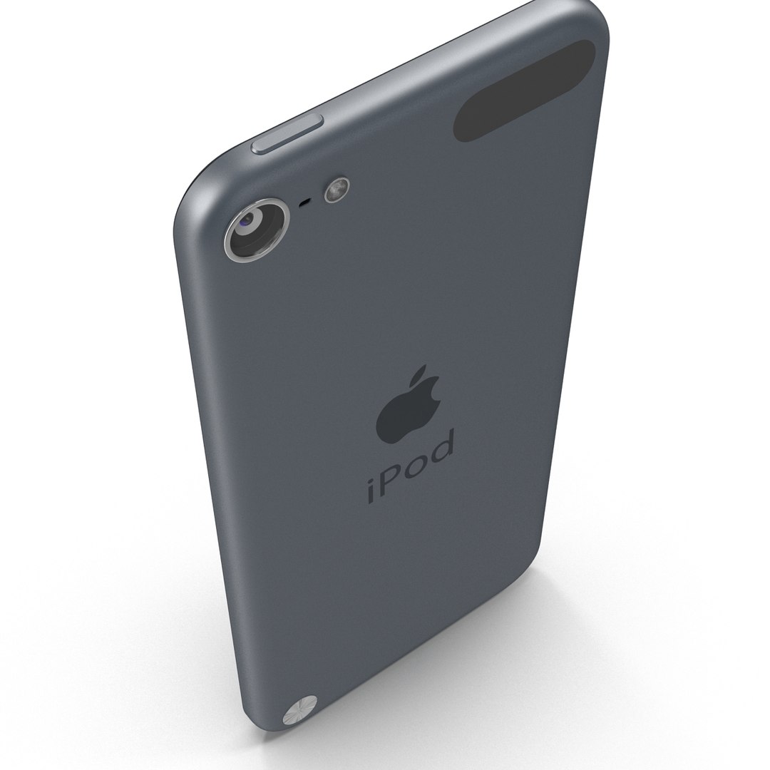 Ipod Touch Space Gray 3d Model