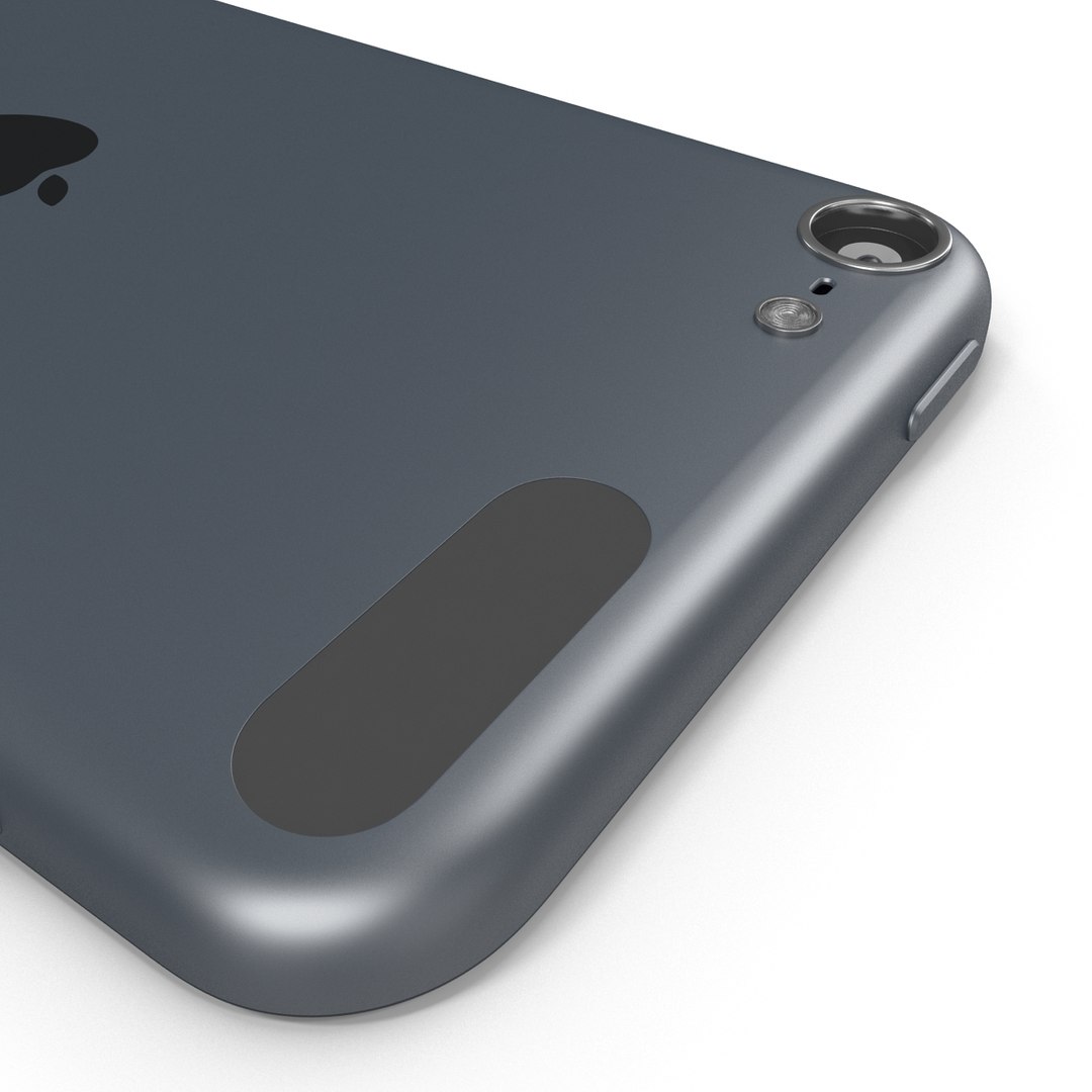Ipod Touch Space Gray 3d Model