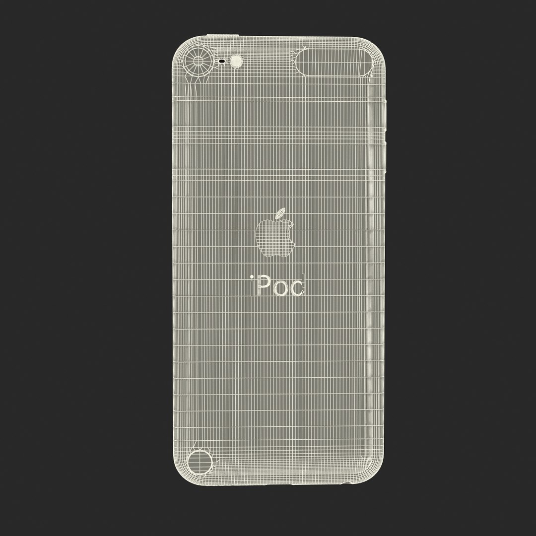 Ipod Touch Space Gray 3d Model
