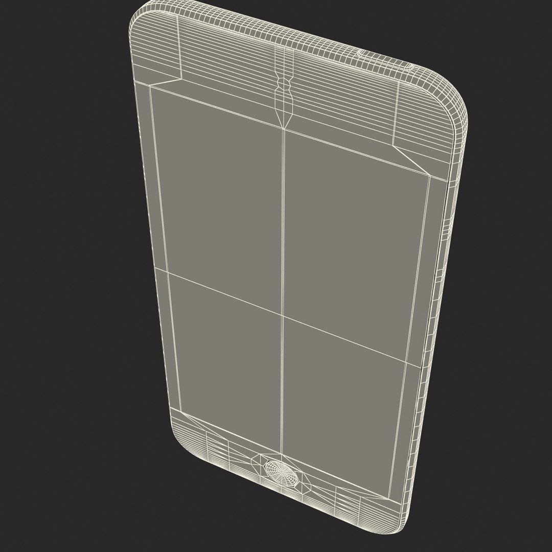 Ipod Touch Space Gray 3d Model