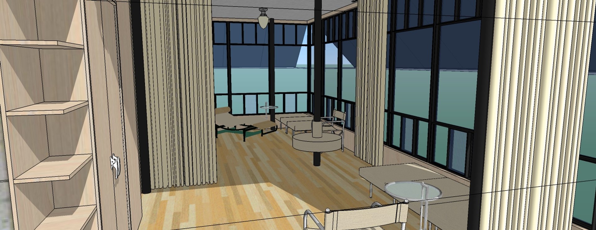 Stage House Concept 3d 3ds