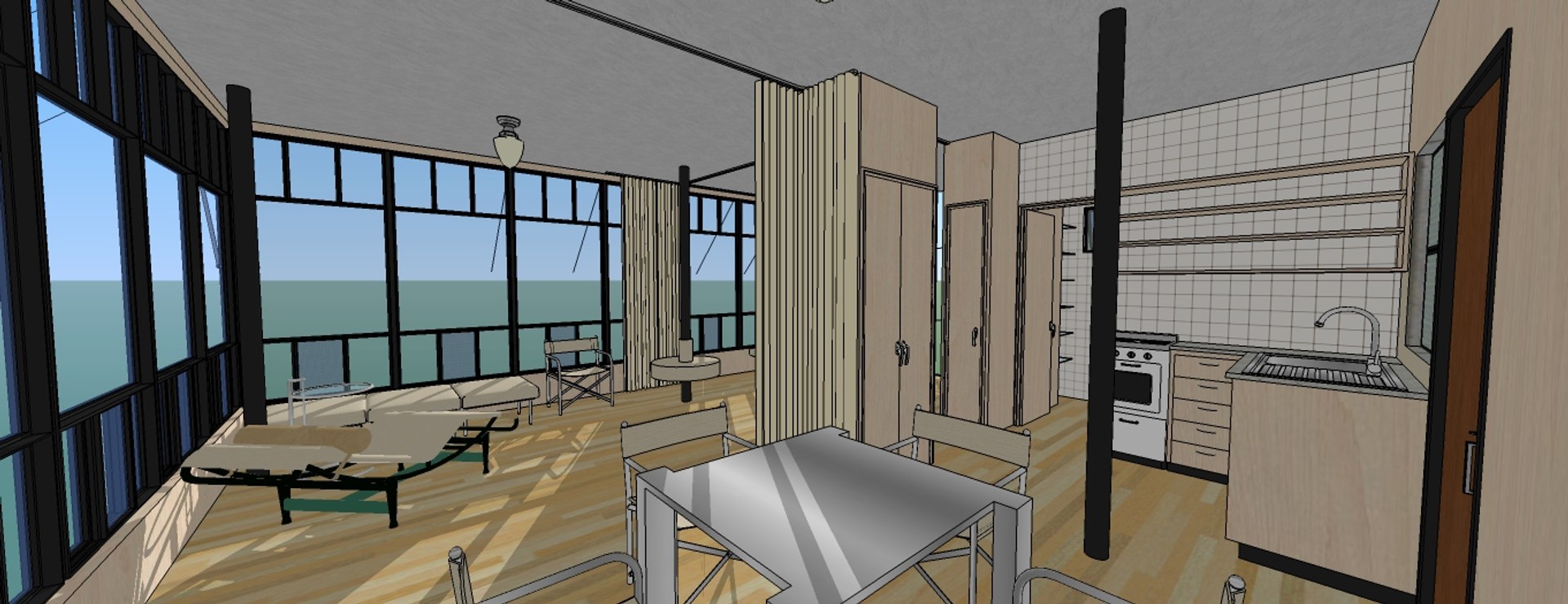 Stage House Concept 3d 3ds