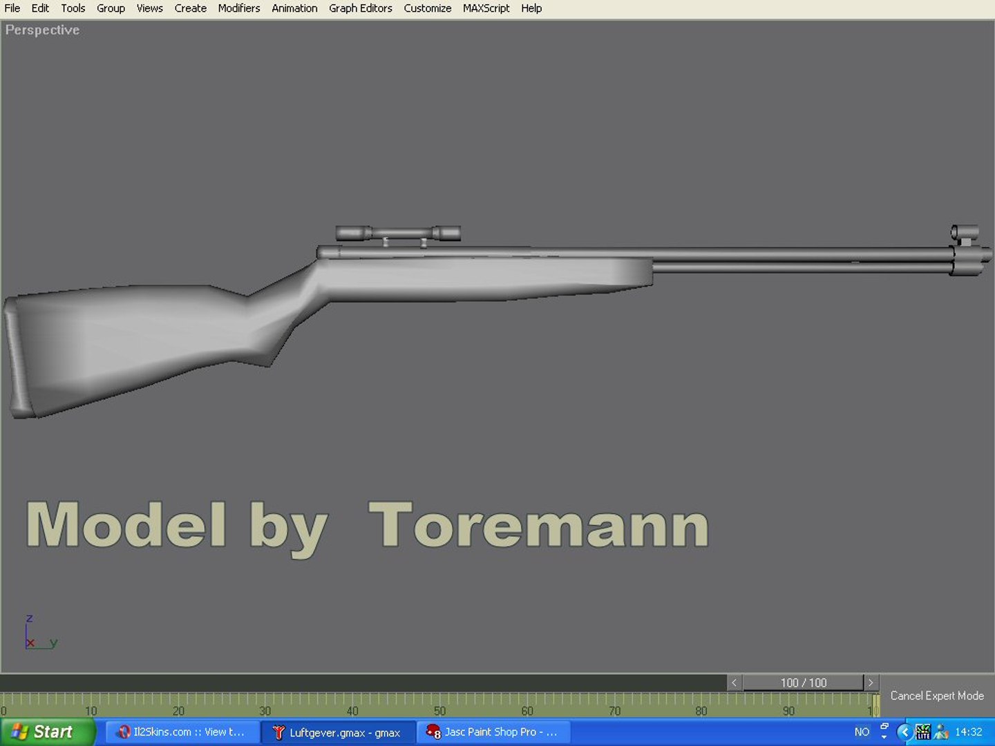 3ds Max Gun