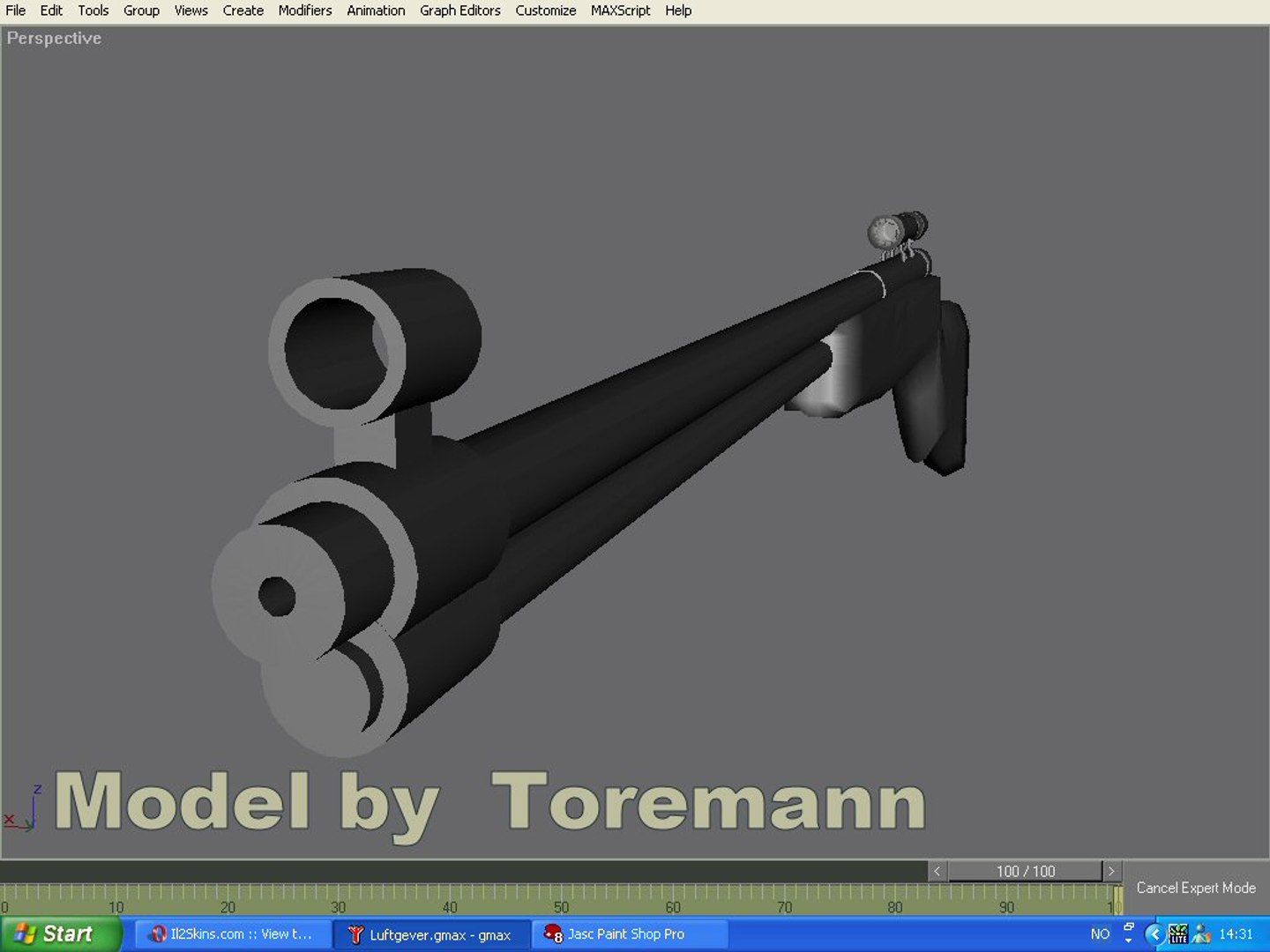 3ds Max Gun