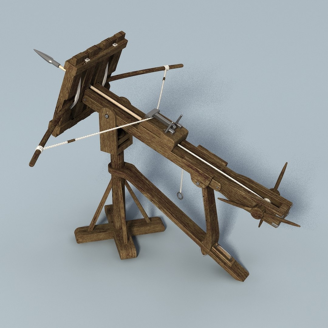Medieval Ballista 3d Model