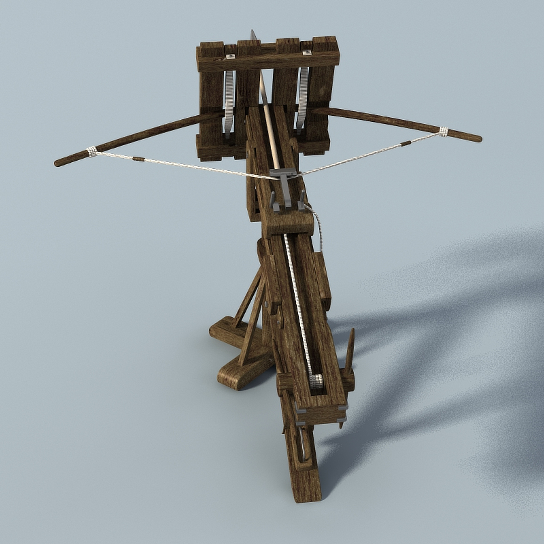 medieval ballista 3d model
