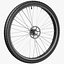 complete bicycle wheel 3d model