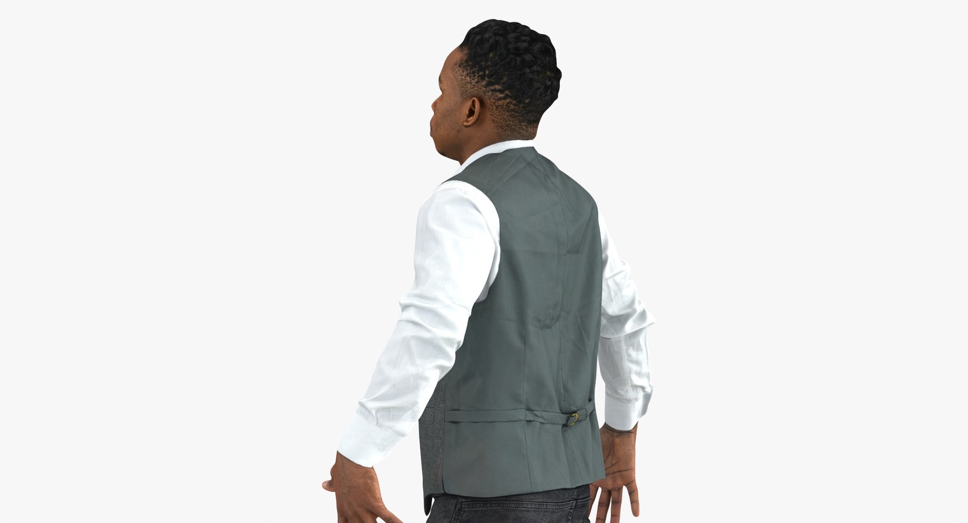 Alfred Business A Pose 3D model - TurboSquid 2003453