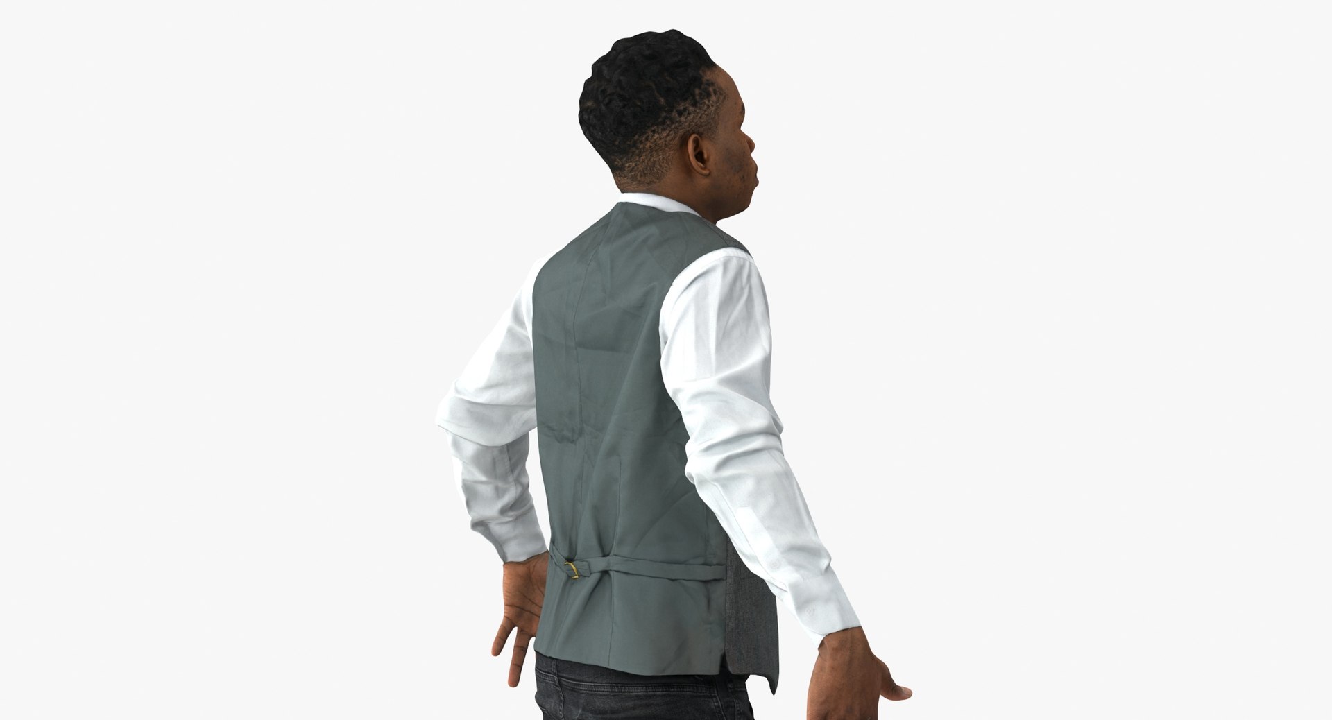 Alfred Business A Pose 3D model - TurboSquid 2003453